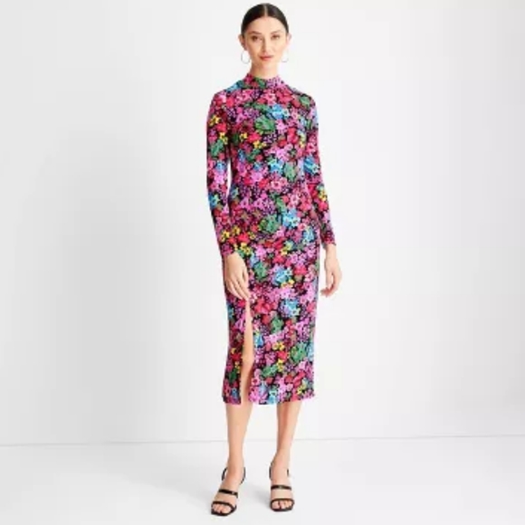 Future Collective | Dresses | New Future Collective Long Sleeve Mock ...